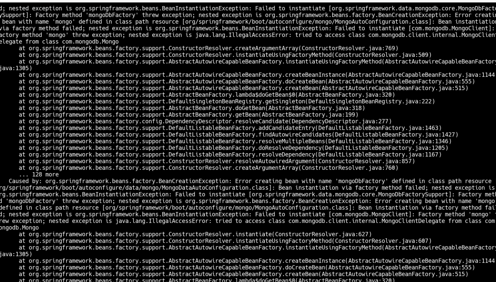 积木报表1.5和项目mongodb冲突启动失败 · Issue #1530 · jeecgboot/JimuReport · GitHub