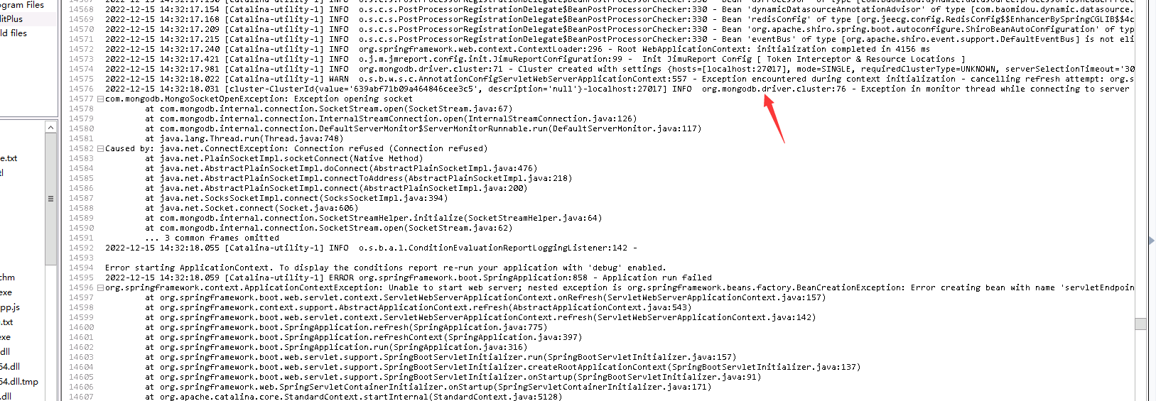 积木报表1.5和项目mongodb冲突启动失败 · Issue #1530 · jeecgboot/JimuReport · GitHub