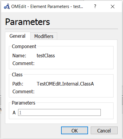 Modifier of redeclared classes should be available through parameter ...