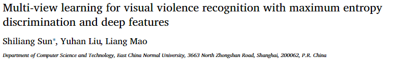 Multi-view learning for visual violence recognition with maximum entropy discrimination and deep ...