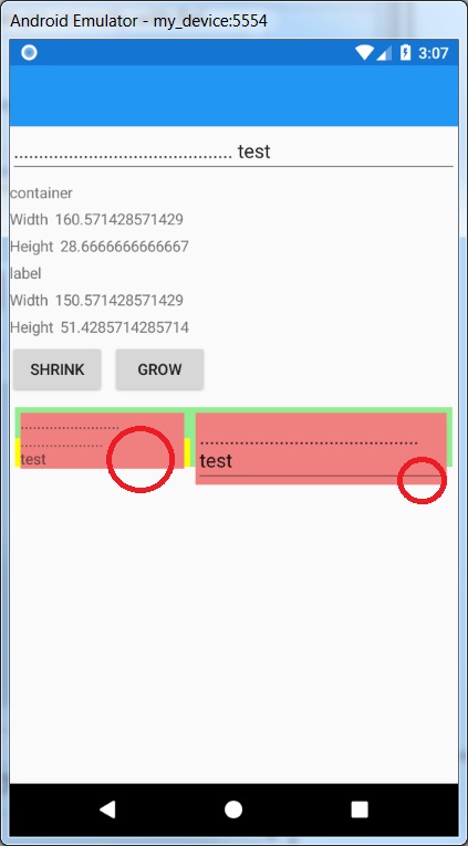 [Forms] Containers of word-wrappable Text controls don't set their height correctly with ...