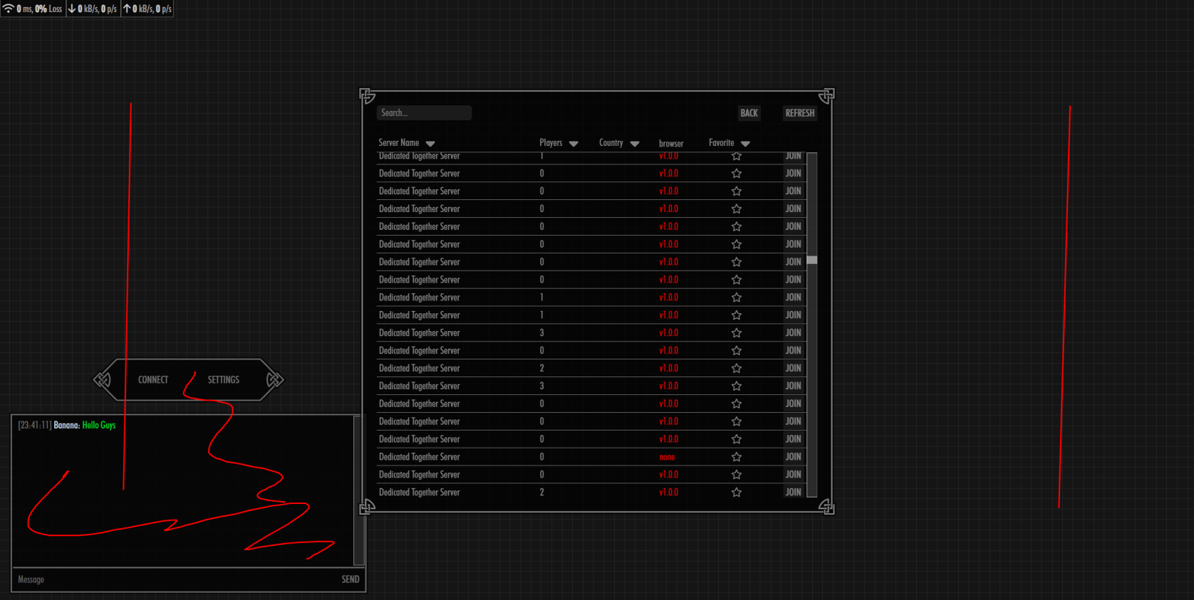 UI serverlist improvements · Issue #260 · tiltedphoques/TiltedEvolution · GitHub