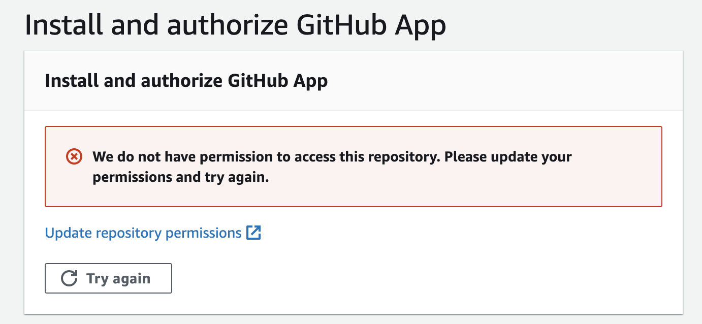 I can't "Connect branch" · Issue #2731 · aws-amplify/amplify-hosting ...