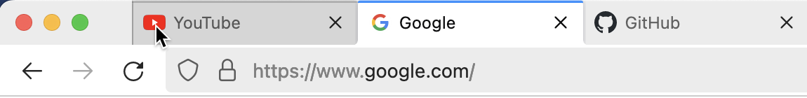 "Display close tab button on hover of selected tab when many tabs are ...