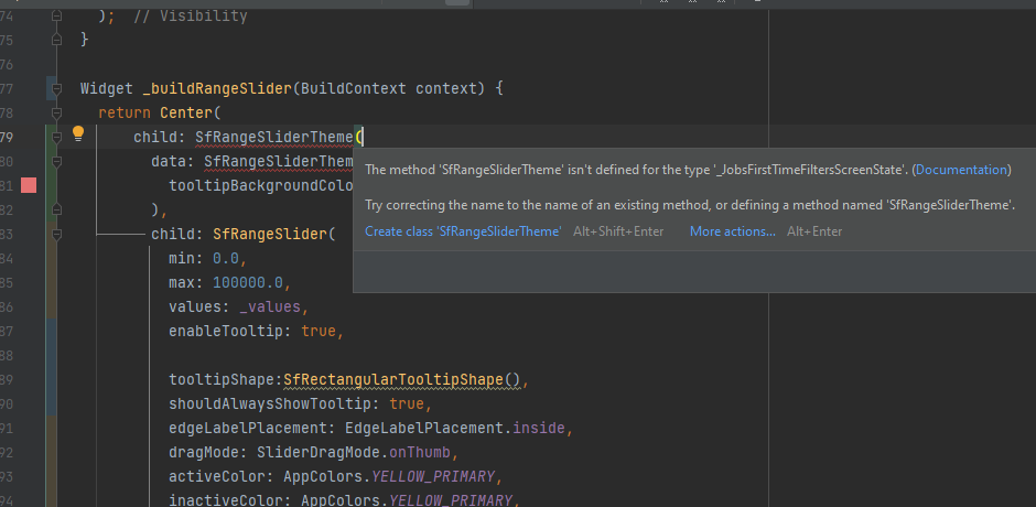 SfRangeSliderTheme not found · Issue #1140 · syncfusion/flutter-widgets · GitHub