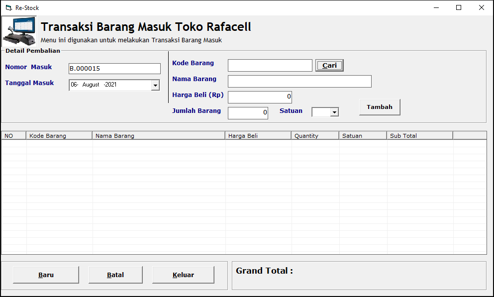 GitHub - megamusfiva/Aplikasi-Kasir-Sederhana: Aplikasi Kasir dan ...