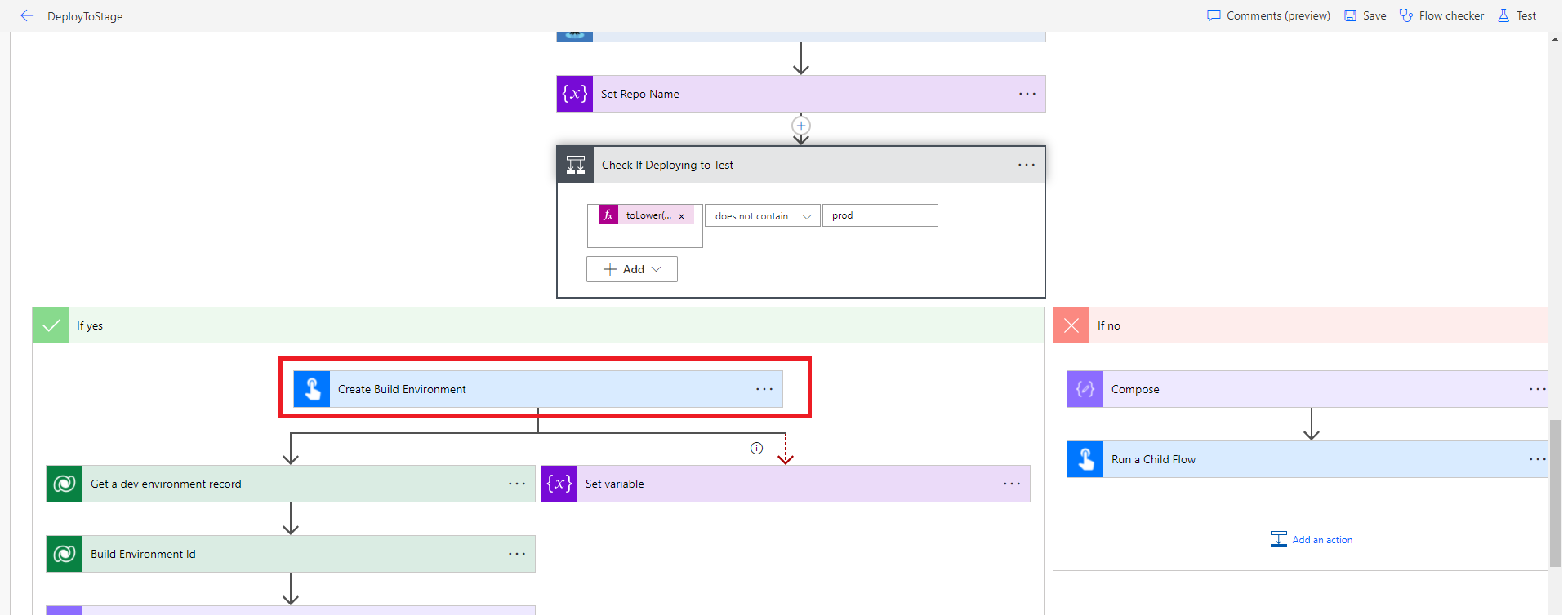 [ALM Accelerator - BUG]: Deploy project to test step attempts to create ...