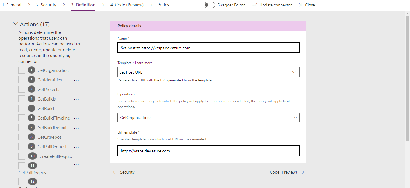 [ALM Accelerator - BUG]: Page not found error when executing operations ...