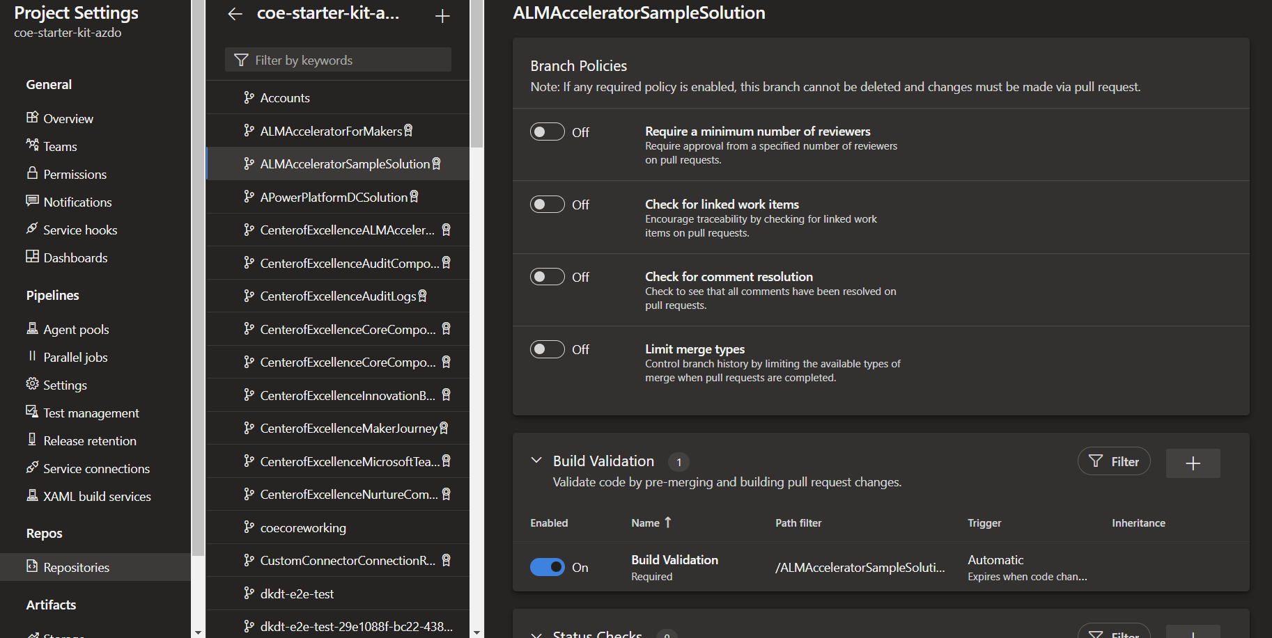 [ALM Accelerator - Branch error] export-solution-to-git branch error · Issue #3597 · microsoft ...