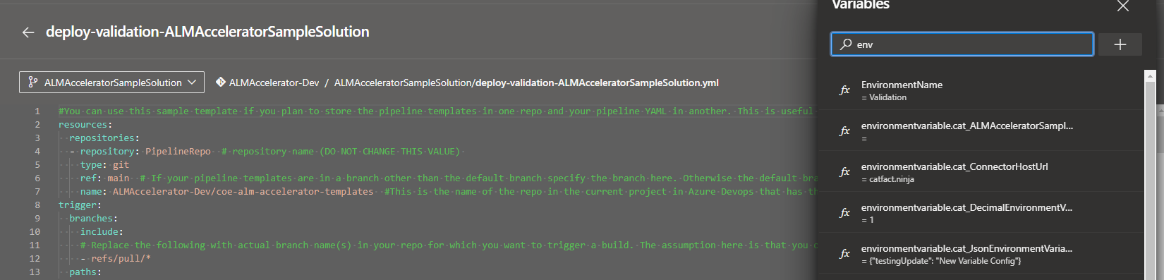 [ALM Accelerator - BUG]: Deployment Variable Values Not Deployed · Issue #4357 · microsoft/coe ...