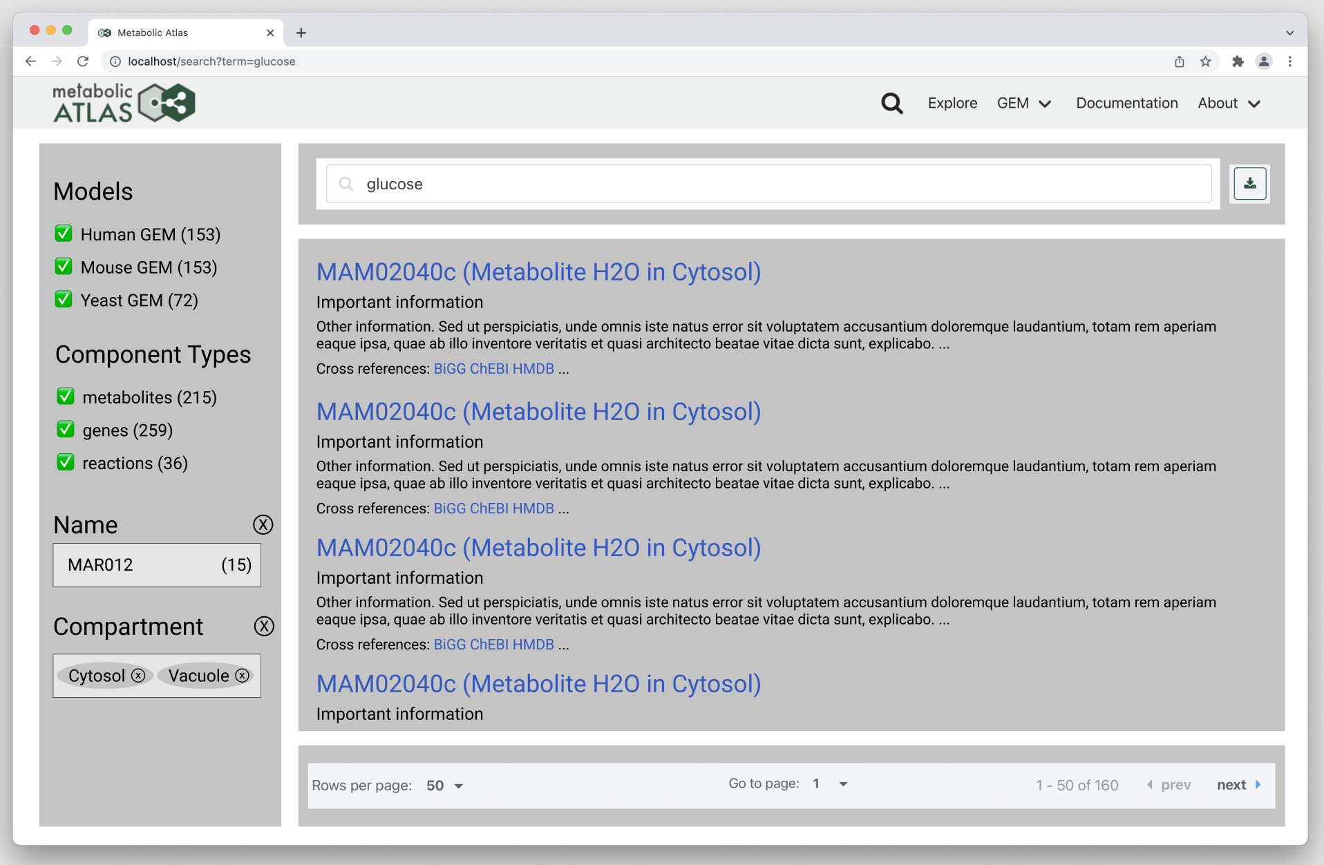 research UX for global search · Issue #890 · MetabolicAtlas ...