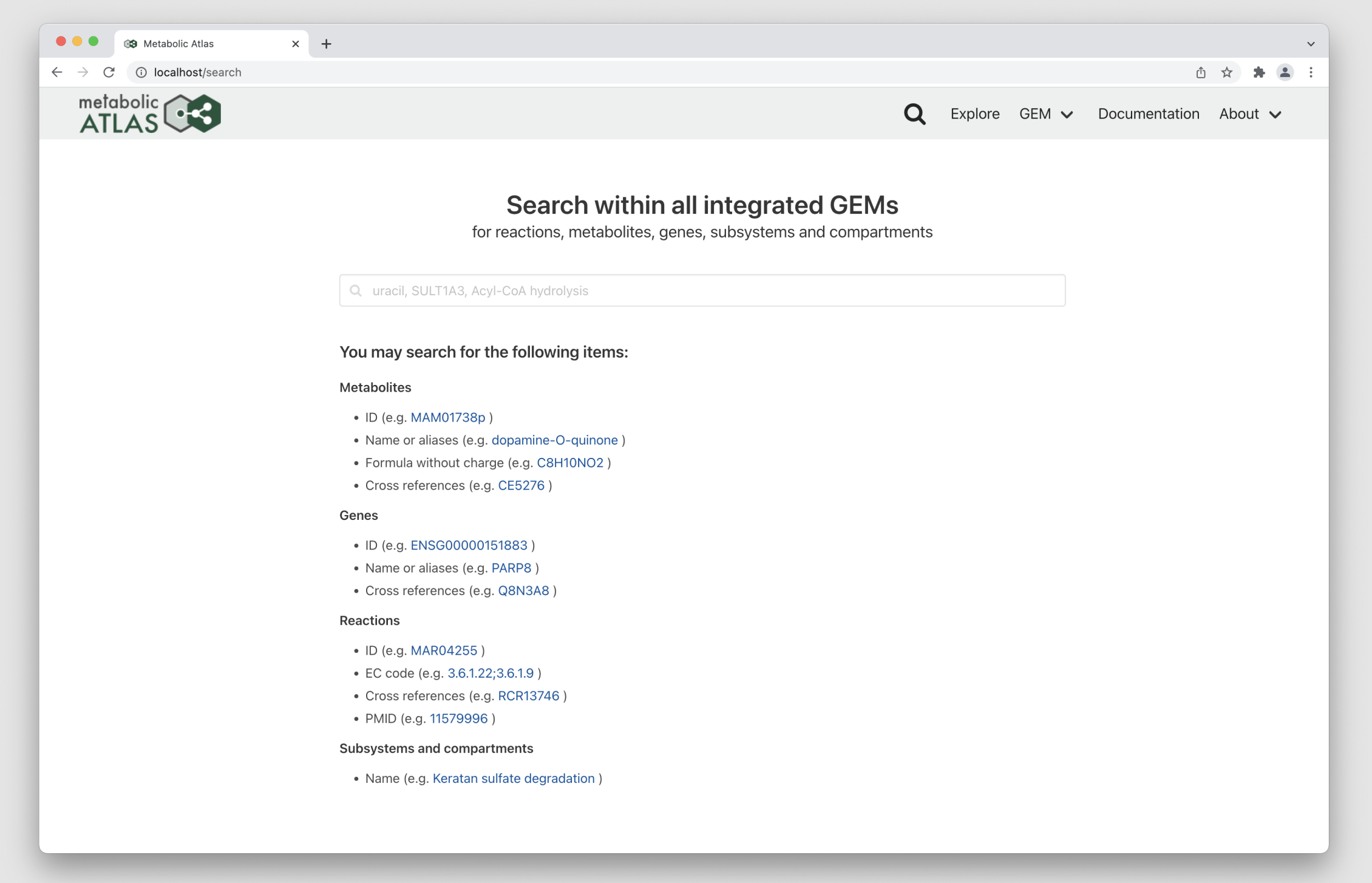 research UX for global search · Issue #890 · MetabolicAtlas ...