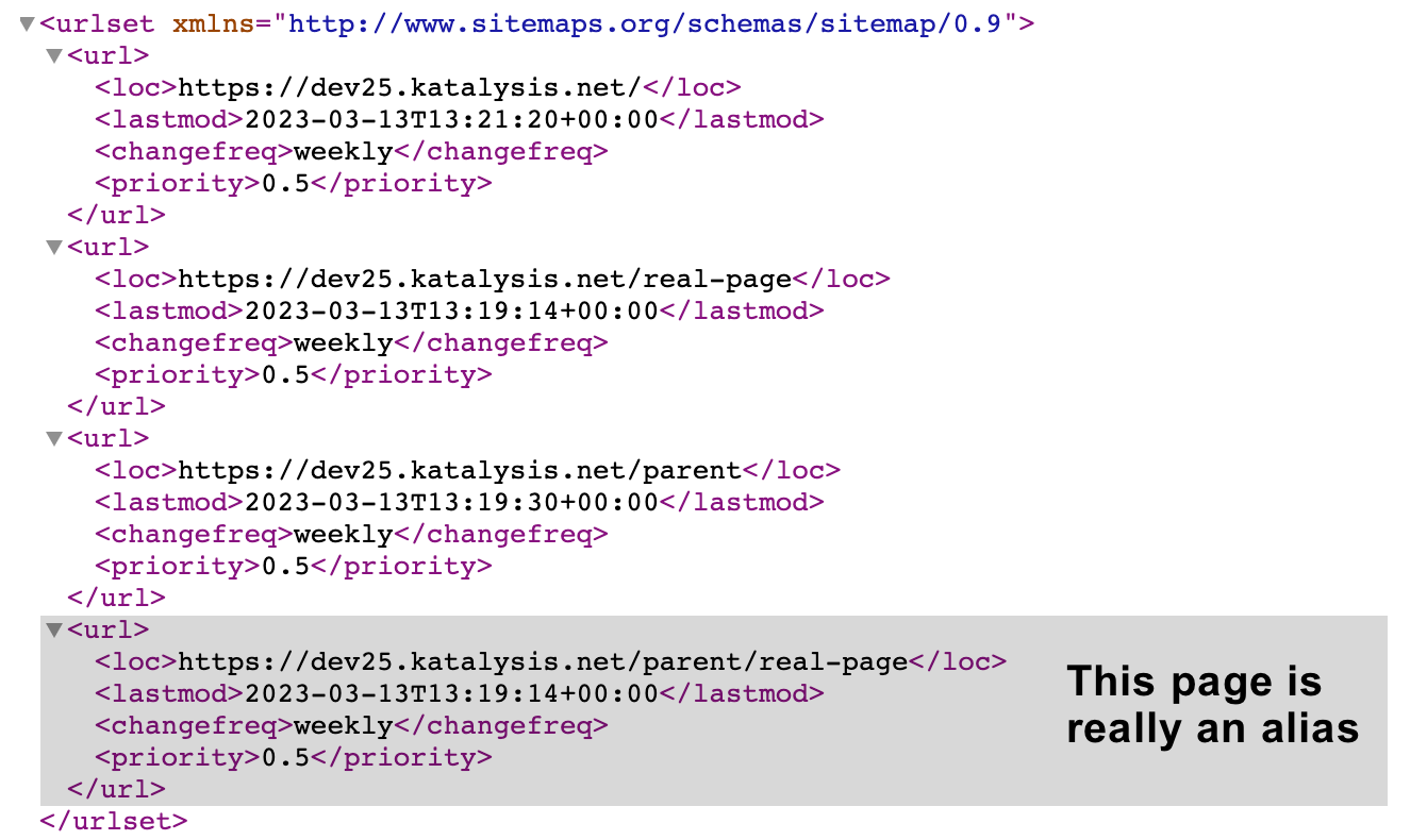 Aliases Are Wrongly Included In Sitemap Xml · Issue 11298 · Concretecms Concretecms · Github