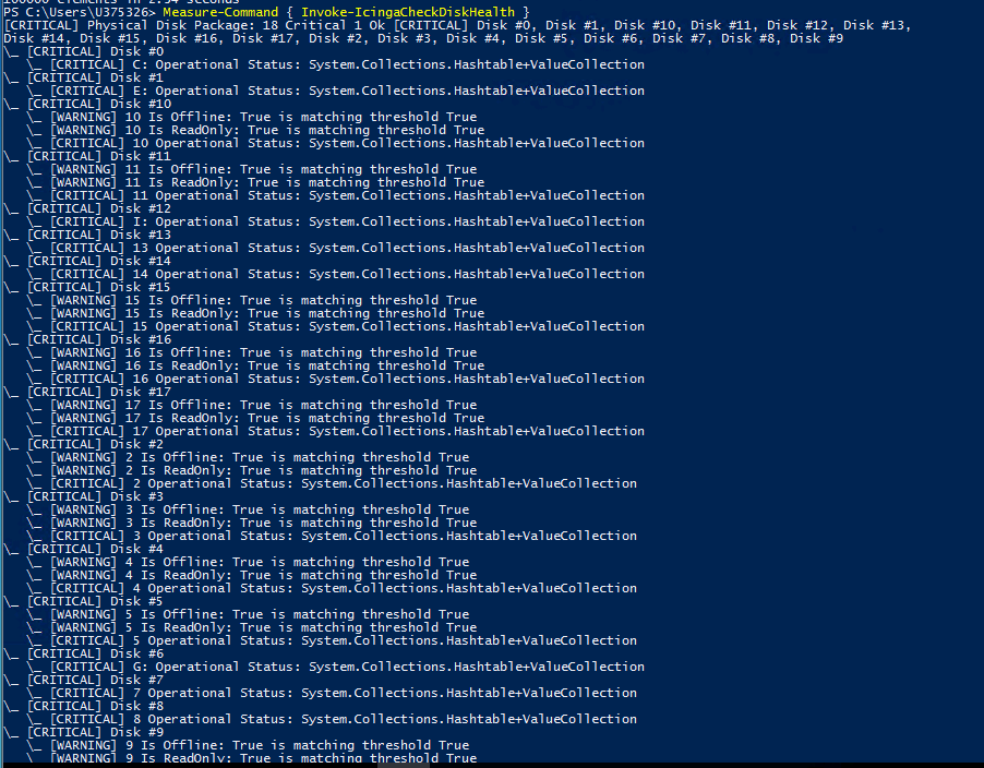 Slow powershell performance on disk checks, timeouts high resource usage. · Issue #388 · Icinga ...