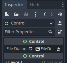 Cannot set a FileDialog property within the Editor, from a node in the scene · Issue #68955 ...