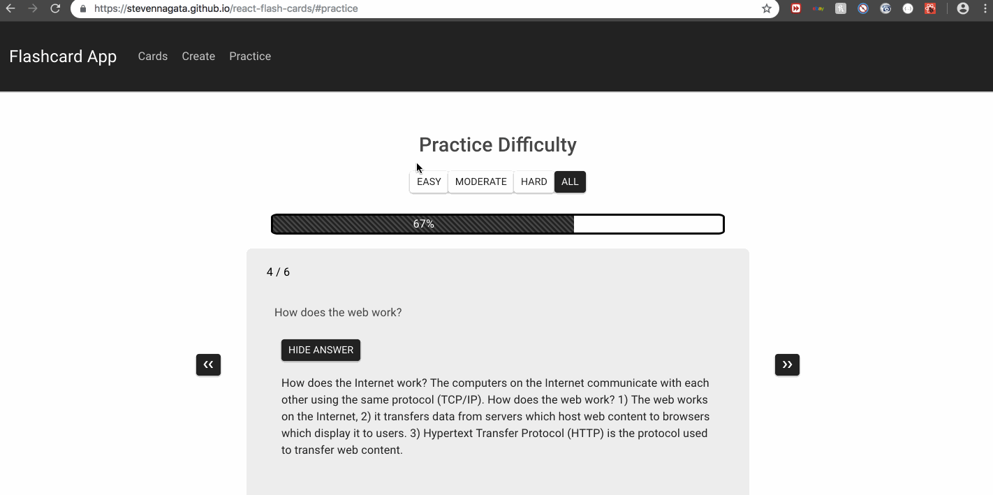 GitHub - StevenNagata/react-flash-cards: React Flash Cards is a web app for autodidacts who want ...