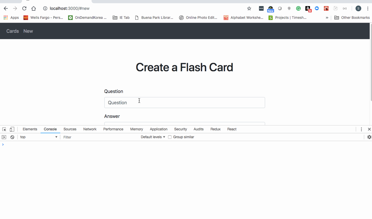 GitHub - steve-chung/flash-card: User can add questions and answers in ...