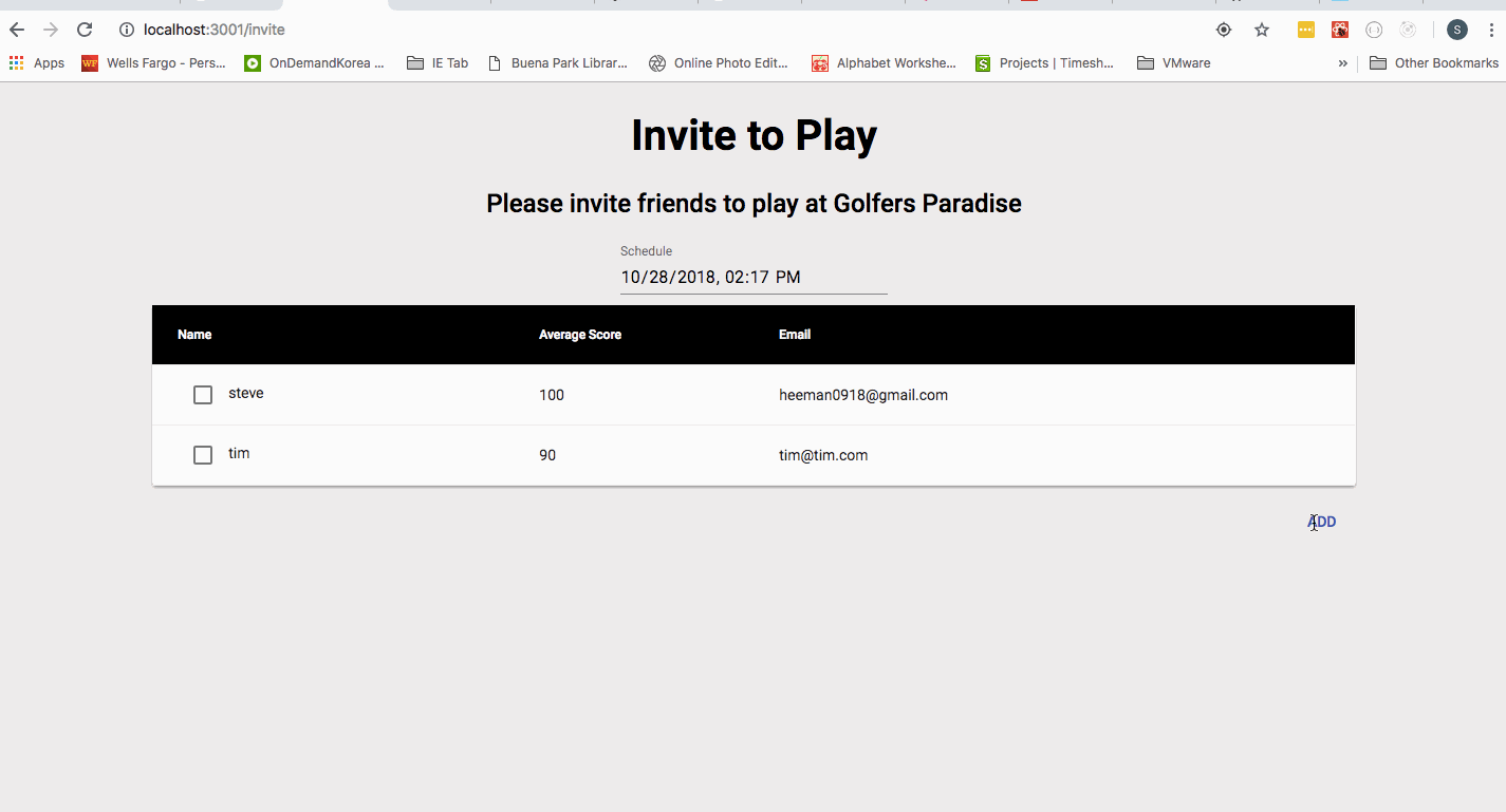GitHub - steve-chung/golf-score-tracker: Golf Score Keeper using ...