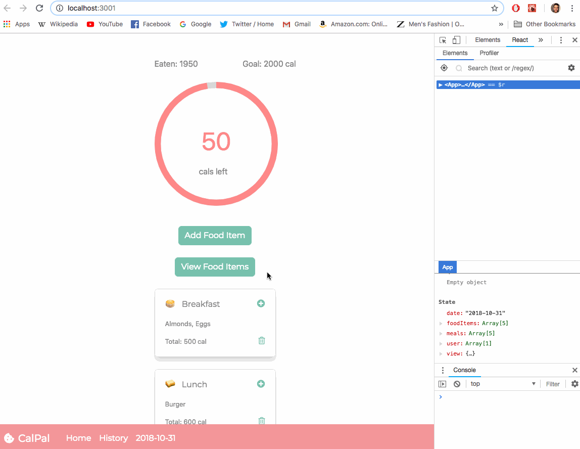 GitHub - travistn/calorie-counter: A mobile-first web application for ...