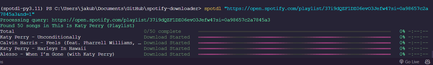 URL parameters · Issue #1899 · spotDL/spotify-downloader · GitHub