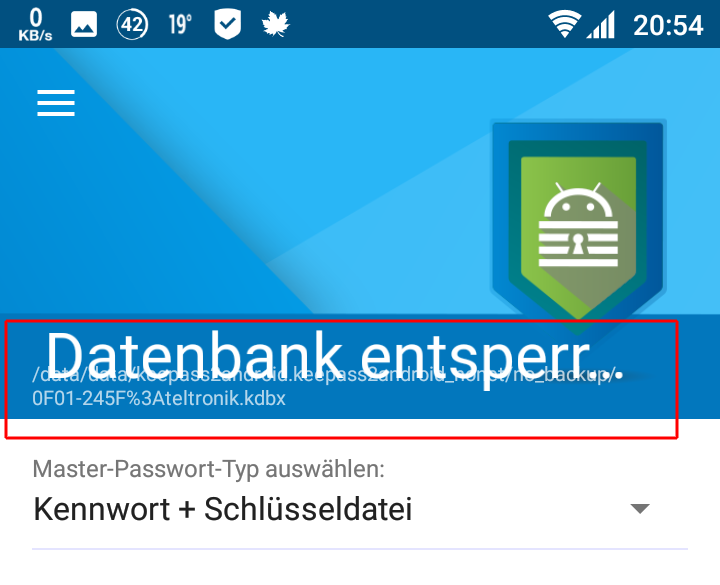 Path To Db Not Readable · Issue 501 · Philippckeepass2android · Github