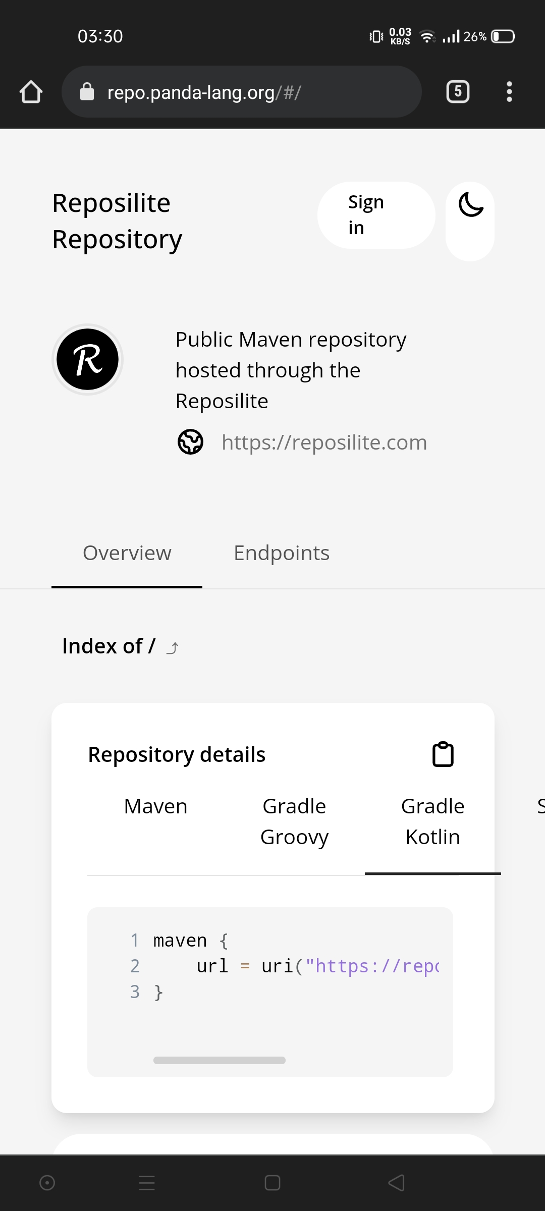 Responsive UI · Issue #743 · dzikoysk/reposilite · GitHub