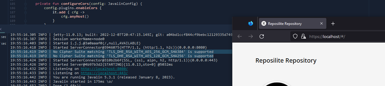 Error finalising cipher/No Cipher Suite matching '...' is supported · Issue #1698 · dzikoysk ...