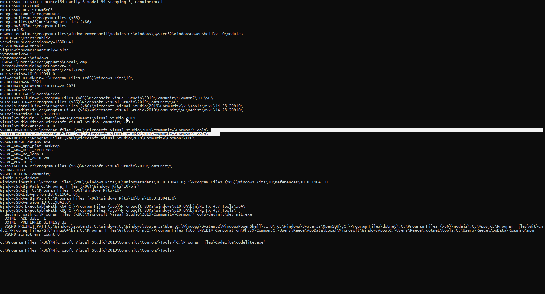 Unable to detect MSVC · Issue #2773 · eranif/codelite · GitHub