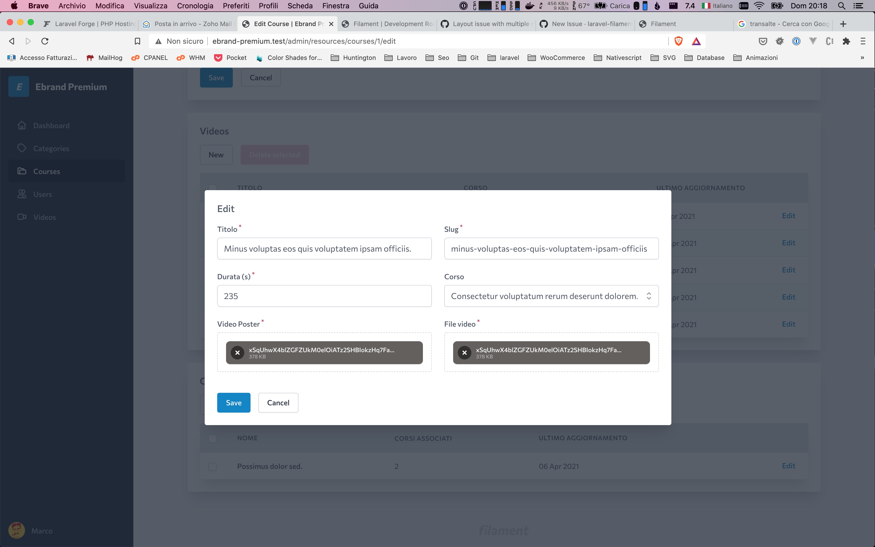Bug When Using Fileupload Twice Inside A Relation Controller · Issue 366 · Filamentphpfilament