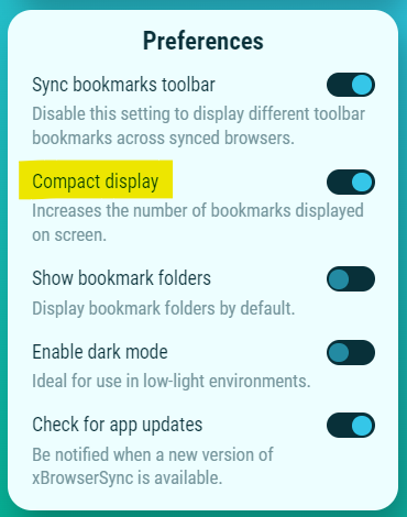 Enhancement to bookmark display window · Issue #362 · xbrowsersync/app · GitHub
