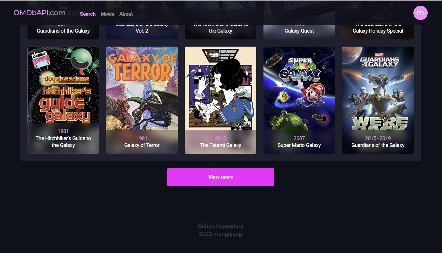GitHub - mangojang/movie-app