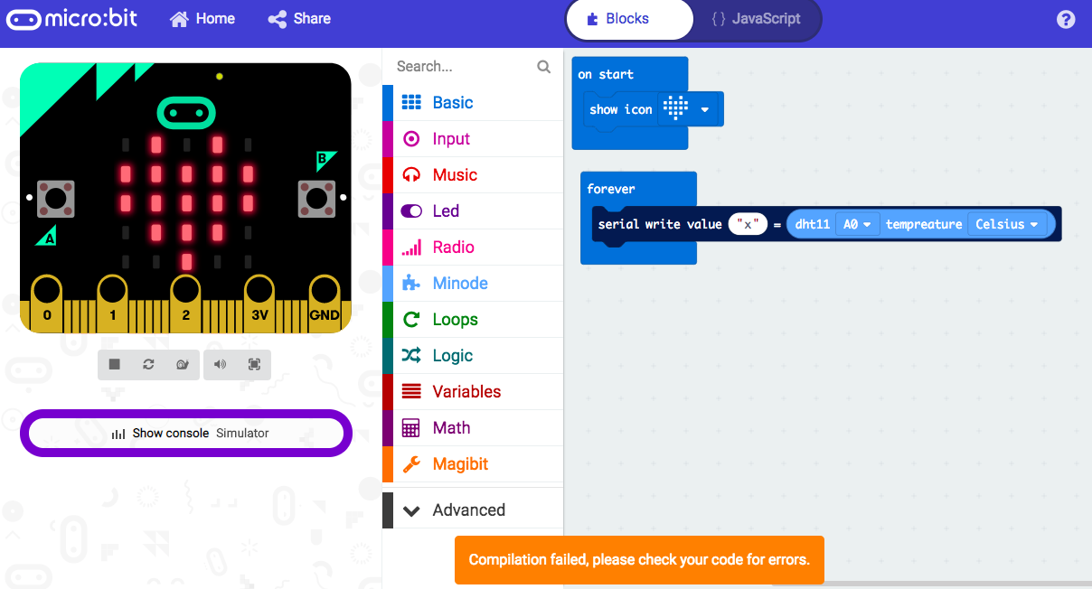 v3 editor report an error while download (The blocks could work in v0) · Issue #1261 · microsoft ...