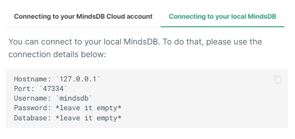 Bug Not Possible To Connect From Dbeaverdbvisualizer Etc To Mindsdblocal Installation By