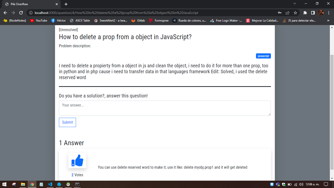 Github Hectormupile Overflow A Stack Overflow Based Web Proyect For University