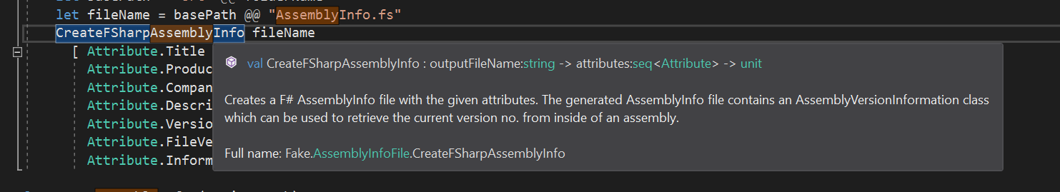 AssemblyVersionInformation breaks fsc --standalone · Issue #1637 · fsprojects/FAKE · GitHub