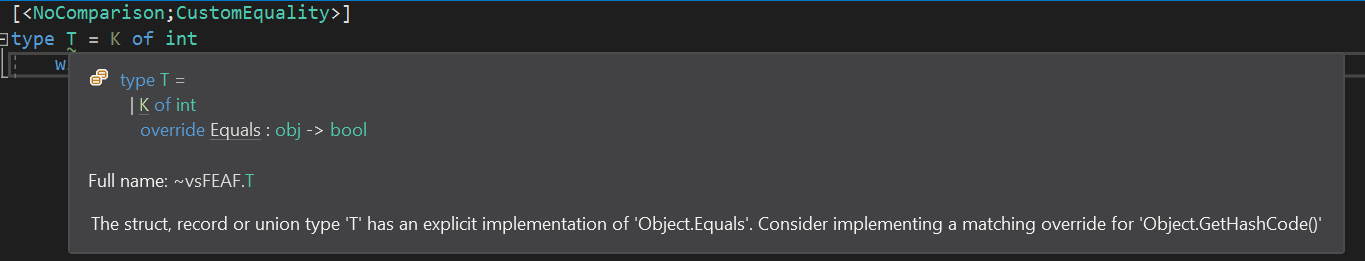 Confusing hashing behaviour for records/unions on Equals override · Issue #4890 · dotnet/fsharp ...