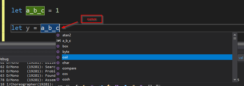 VS2017 doesn't handle snake_case identifiers correctly · Issue #5444 · dotnet/fsharp · GitHub