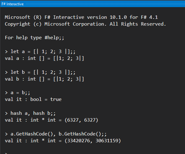 FSharp.Core hash function significantly slower than GetHashCode on ...
