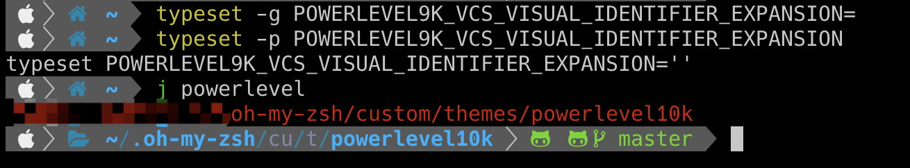 git icon not showing problem · Issue #1009 · romkatv/powerlevel10k · GitHub