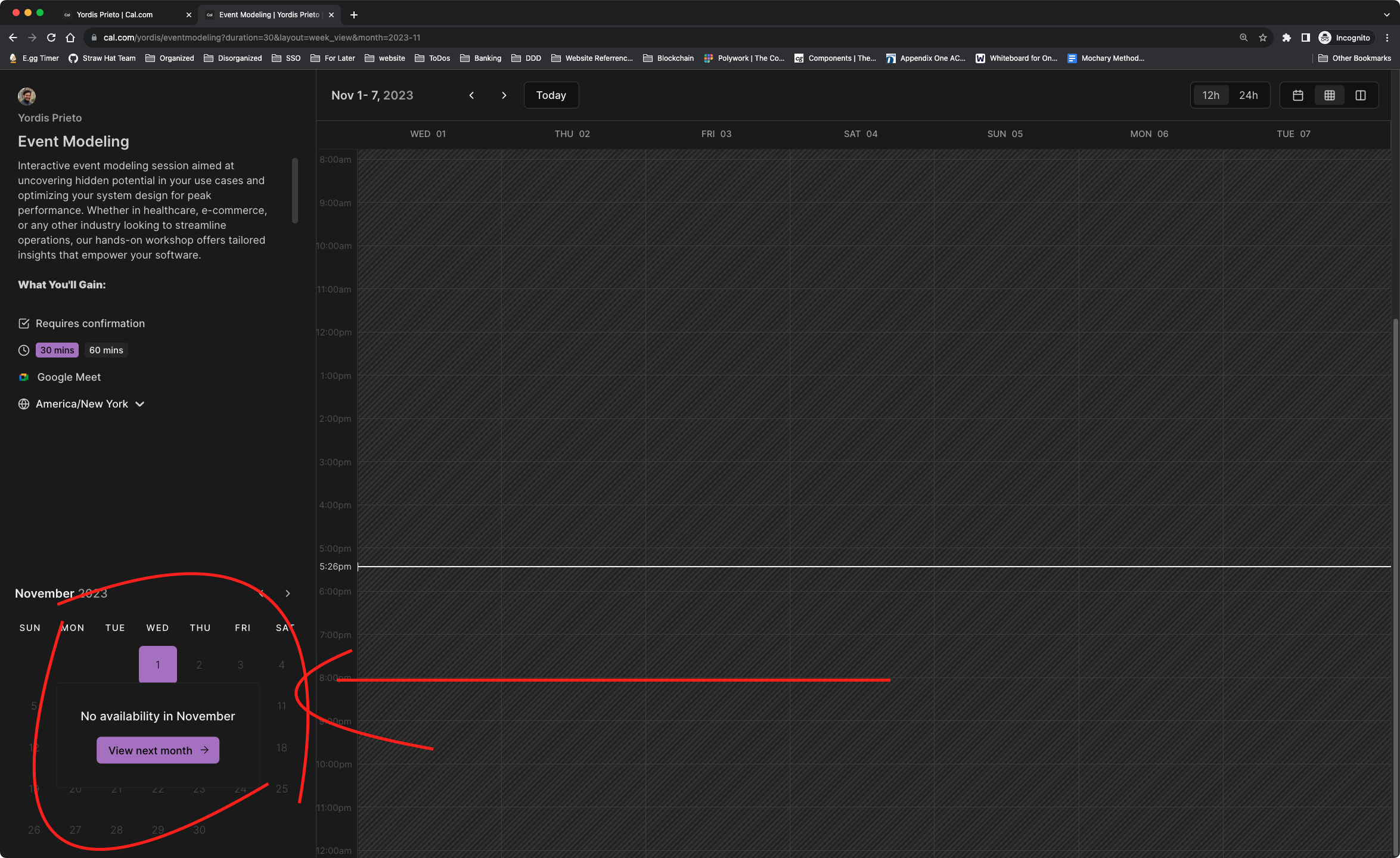 Improve Availability Copy when using Limit Future Bookings settings · Issue #11321 · calcom/cal ...