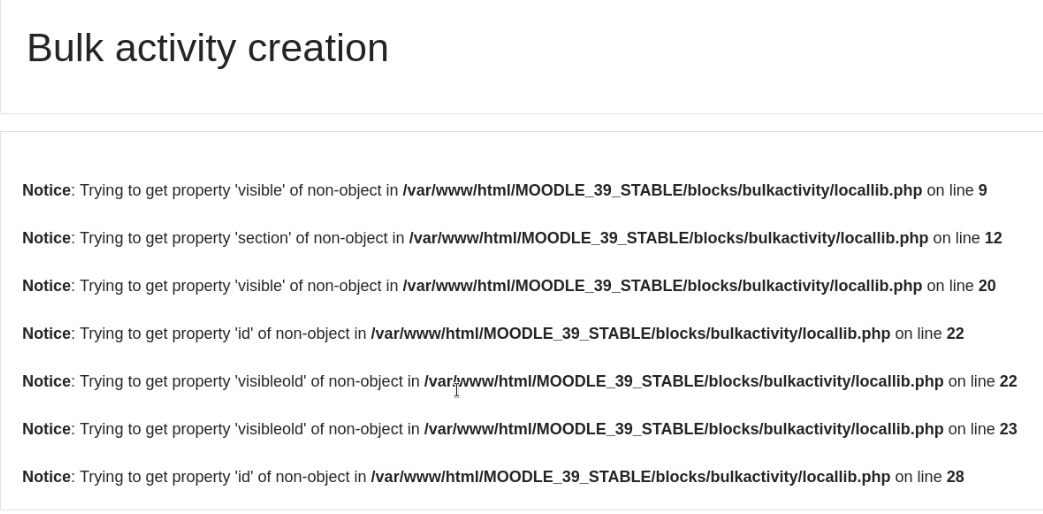 PHP notices/errors when copying content into course · Issue #15 · doiphode/moodle-block ...