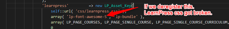Not able to deregister the font-awesome library · Issue #502 · LearnPress/learnpress · GitHub