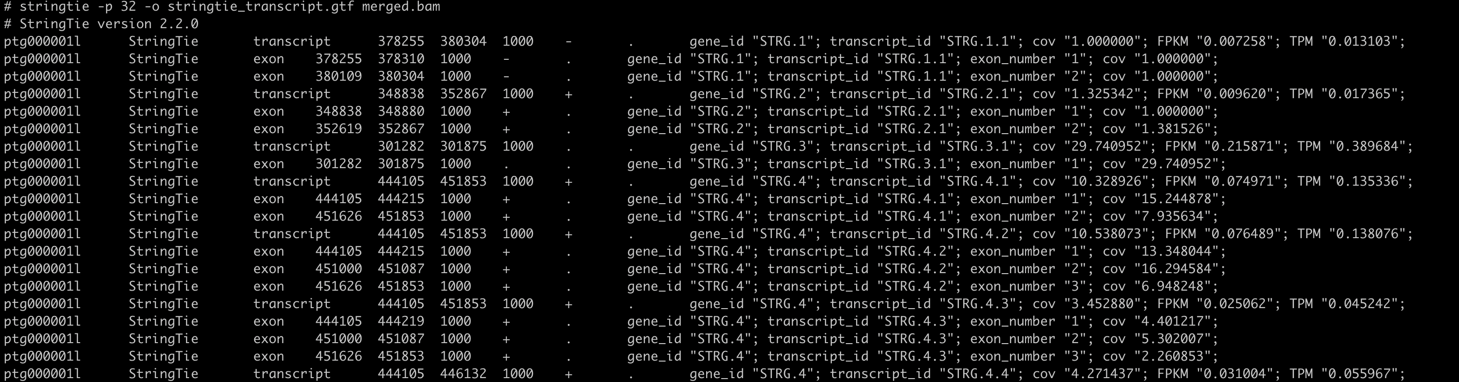 gtf file from stringtie to add into the EVM softwares? · Issue #38 · EVidenceModeler ...