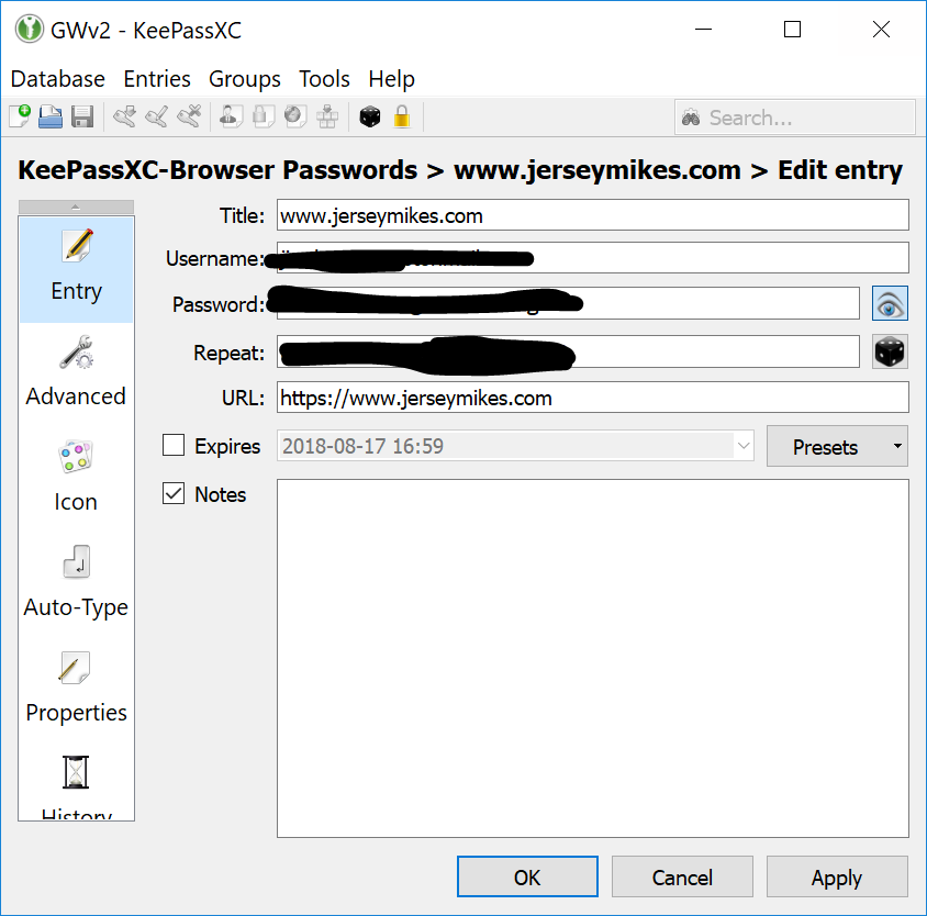 Right Click -> Merge selected entries · Issue #2202 · keepassxreboot/keepassxc · GitHub