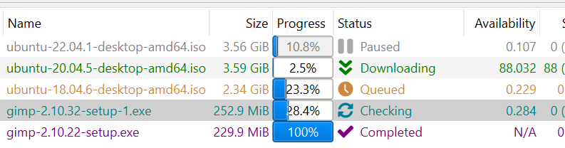 Status icon in separated column · Issue #18193 · qbittorrent/qBittorrent · GitHub