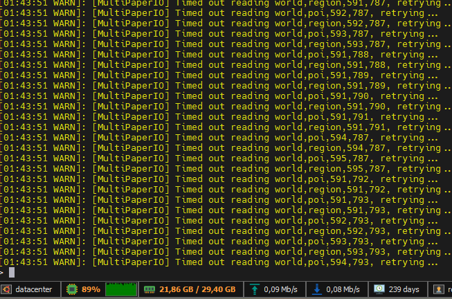 Cannot use on big worlds · Issue #302 · MultiPaper/MultiPaper · GitHub