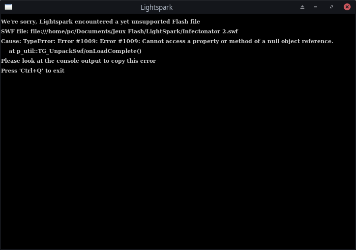 Infectonator 2 Unsupported · Issue #451 · lightspark/lightspark · GitHub