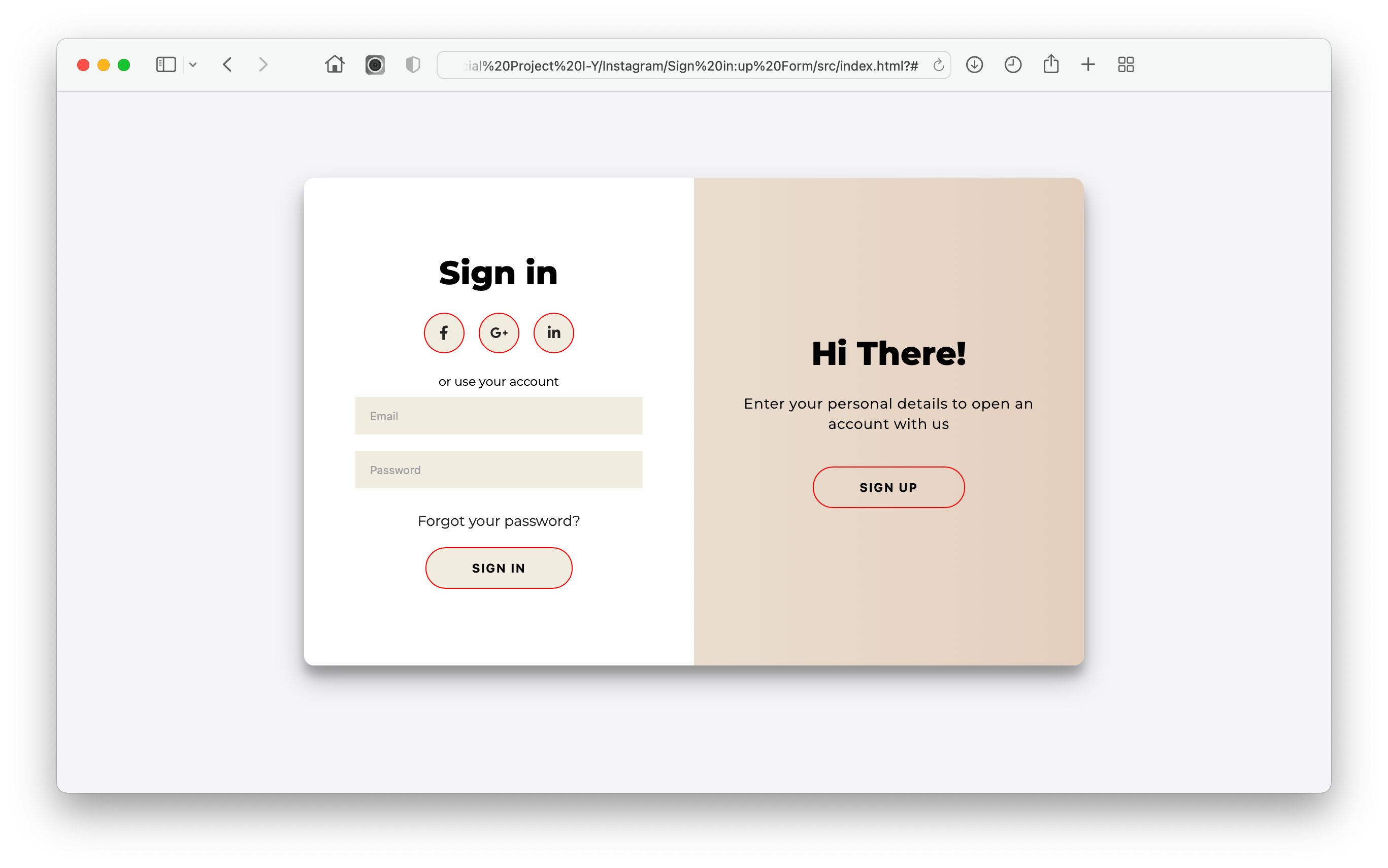 GitHub Patalin HTML CSS JS SignIN SignUp Form