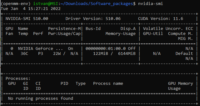 OpenMM on Windows 10/11 WSL2 · Issue #3400 · openmm/openmm · GitHub