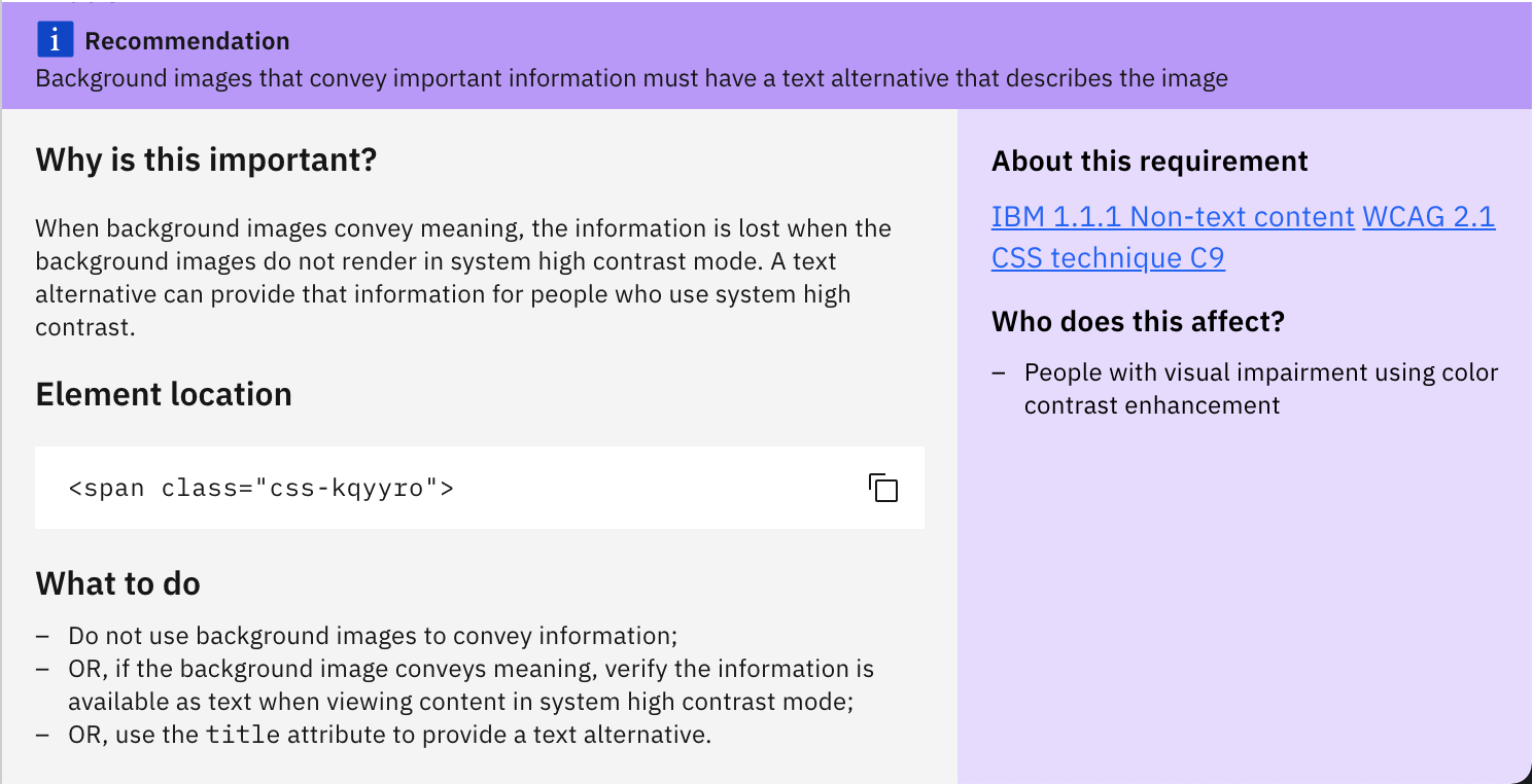 a11y - text only alternative for `background-image` gradient text/headings · Issue #6078 ...